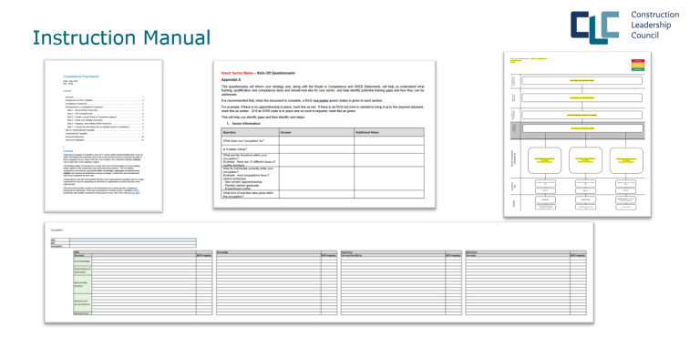 Competence – Construction Leadership Council