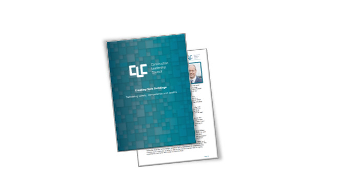 Building Safety – Construction Leadership Council