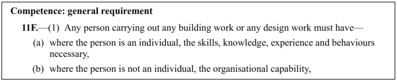 Competence – Construction Leadership Council